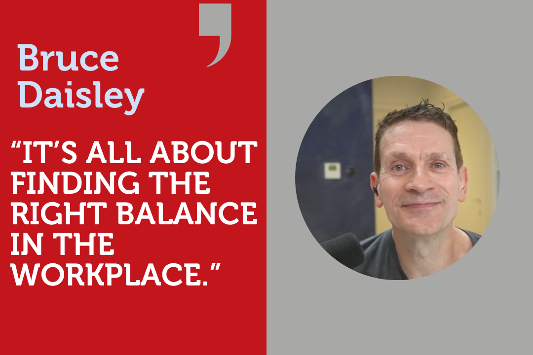 "It's all about finding the right balance in the Workplace." In ...